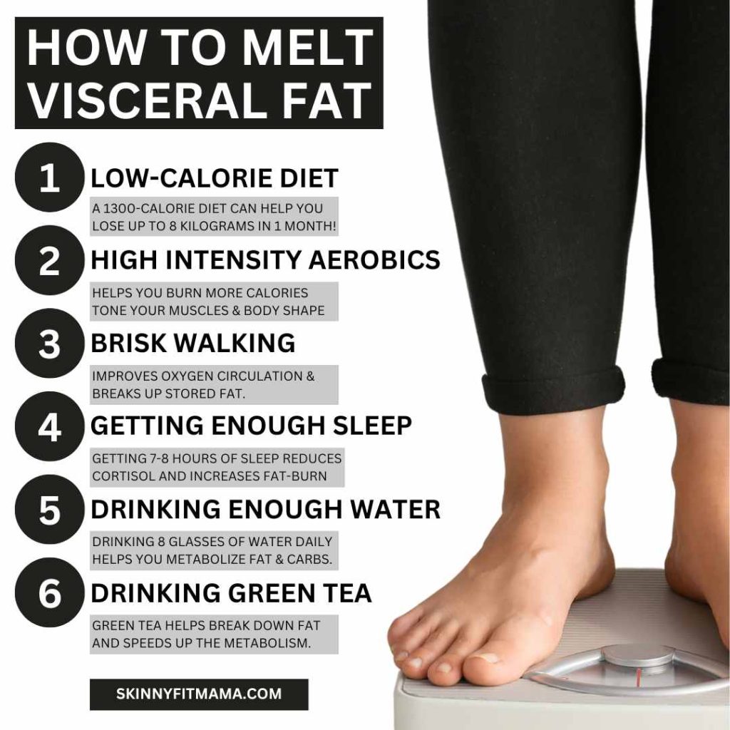 How To Melt Visceral Fat [Quickly] - Skinny Fit Mama