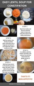 Easy Lentil Soup For Constipation - Skinny Fit Mama