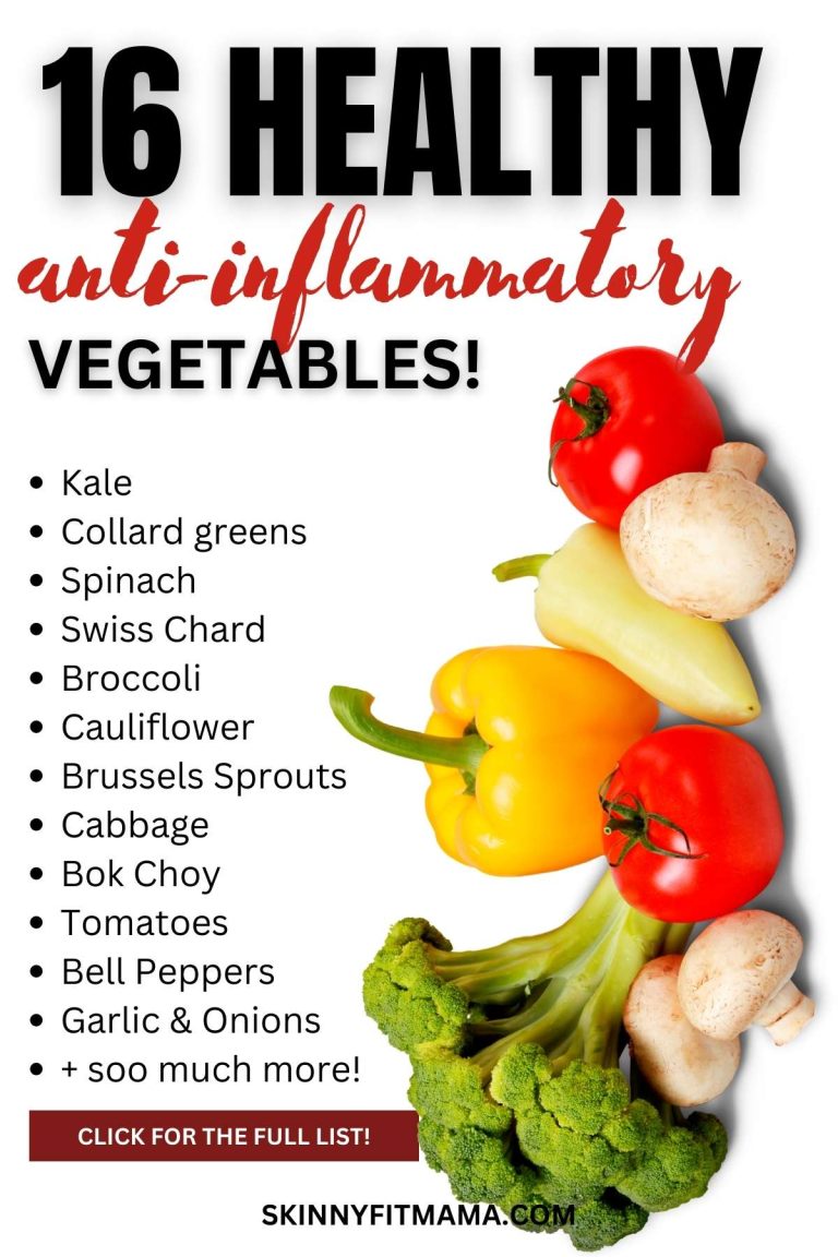 16 Anti-Inflammatory Vegetables Worth Eating! - Skinny Fit Mama