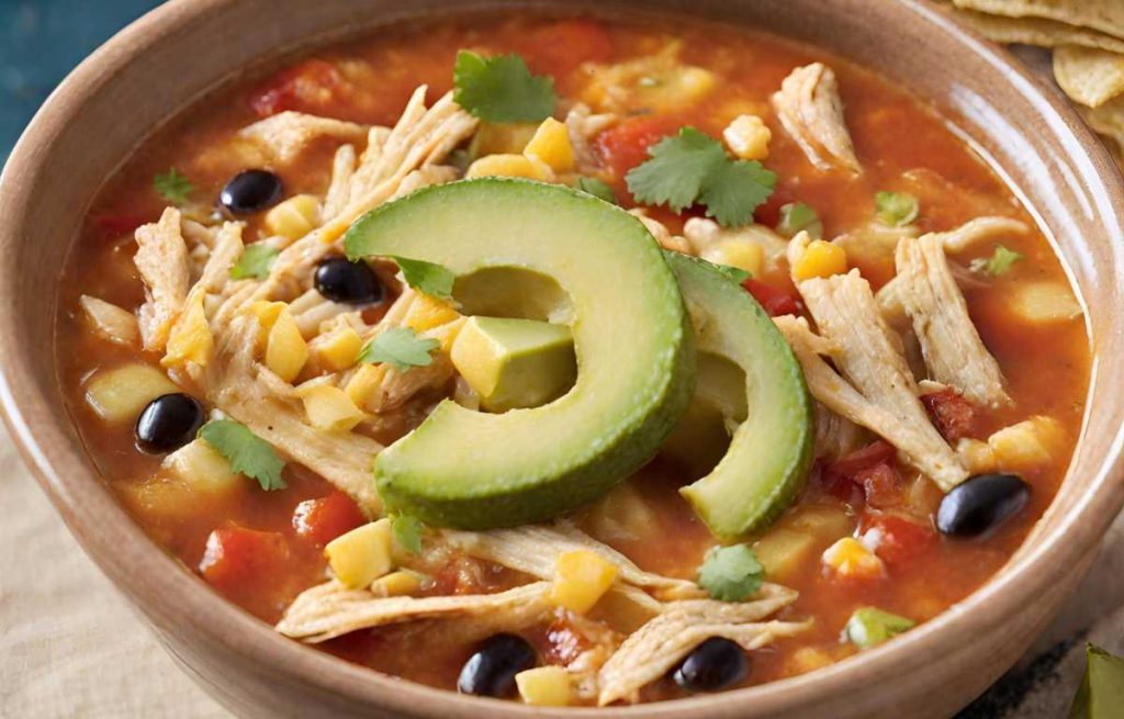 Easy Chicken Tortilla Soup Recipe (low-Calorie) - Skinny Fit Mama