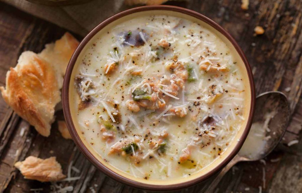 Healthy Creamy Beef Potato Soup Recipe - Skinny Fit Mama