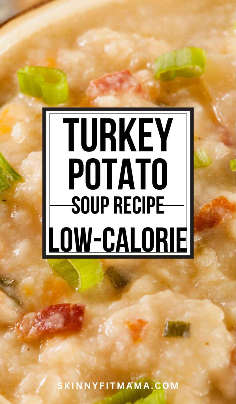 Healthy Turkey Potato Soup (low-calorie) - Skinny Fit Mama