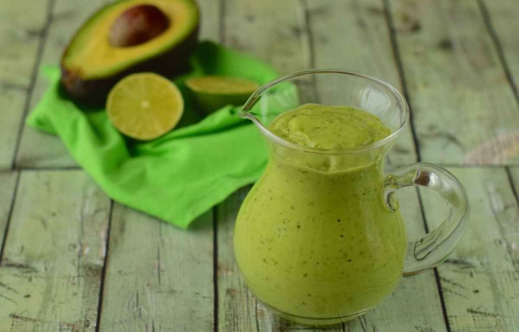 Creamy Avocado Salad Dressing Recipe - Skinny Fit Mama