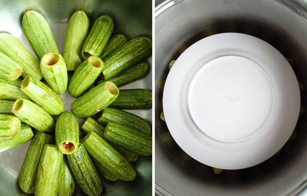 Lebanese Kousa Mahshi Recipe (Stuffed Zucchini) - Skinny Fit Mama