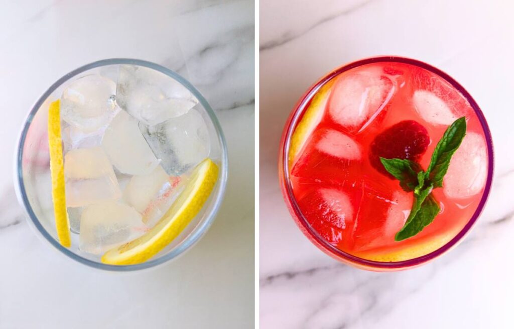 Easy-Peasy Raspberry Lemonade With Just 39 Calories - Skinny Fit Mama