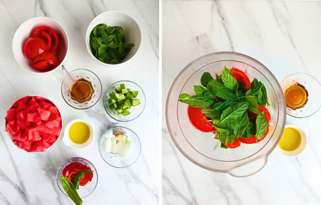 Chilled Watermelon Soup (The Best Watermelon Gazpacho Recipe) - Skinny ...